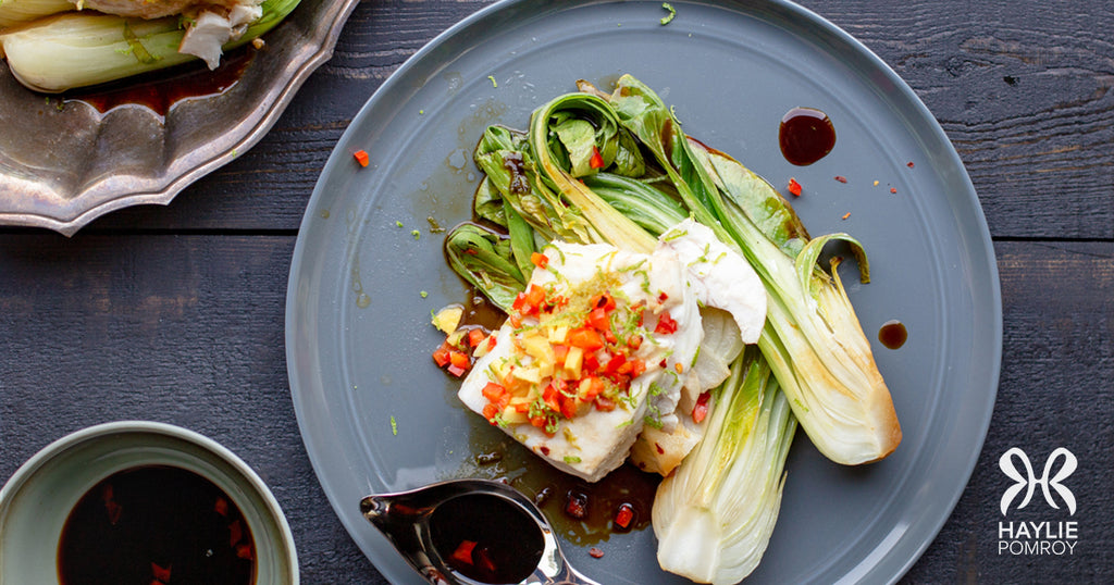 Thai-Style Fish With Baby Bok Choy – Haylie Pomroy